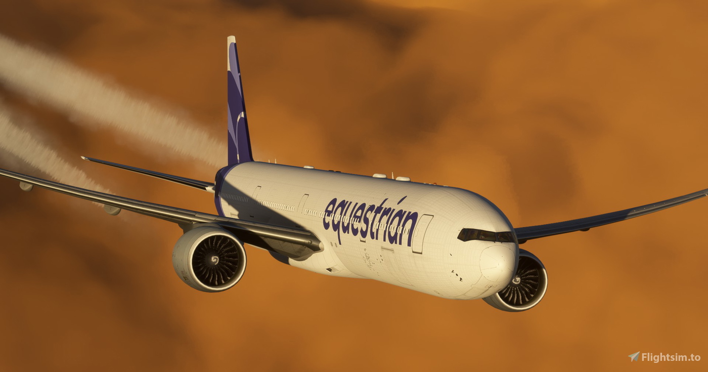 Captain Sim 777-300ER Equestrian Airlines Pack for Microsoft Flight ...