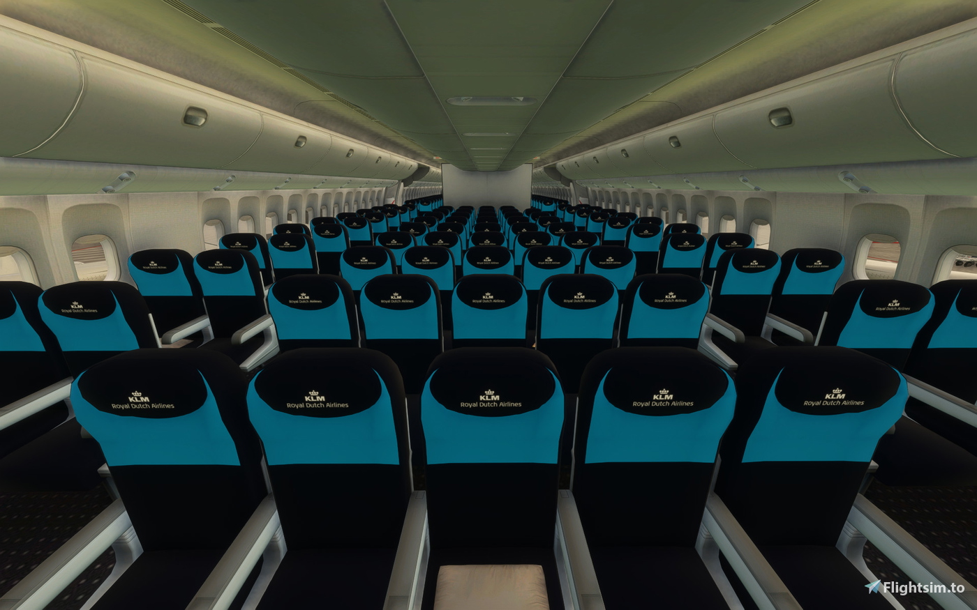CaptainSim B777-300 KLM PH-BVN + INTERIOR 4K para Microsoft Flight ...