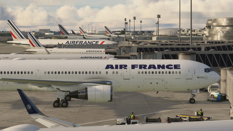 CaptainSim Boeing 767-300ER Air France F-GHGJ for Microsoft Flight ...