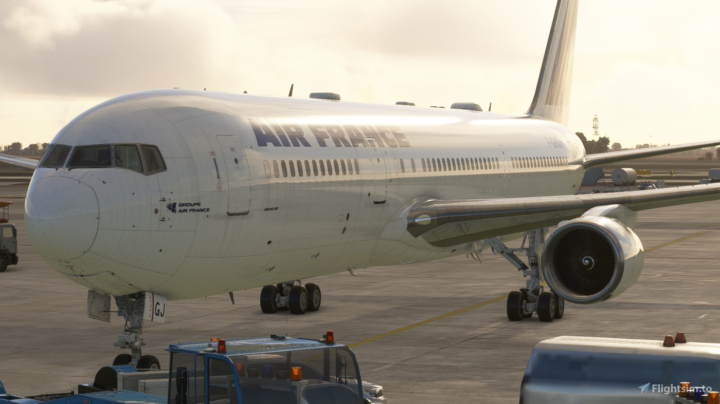 CaptainSim Boeing 767-300ER Air France F-GHGJ for Microsoft Flight ...