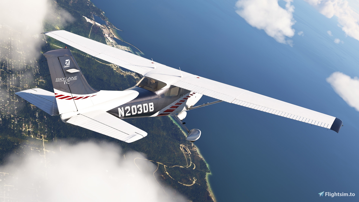 Carenado Cessna T182T - N203DB (Dynamic Registration) for Microsoft ...