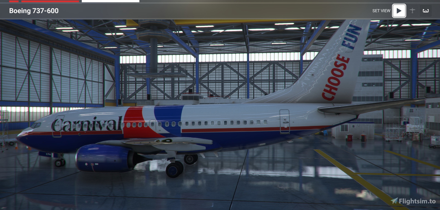 CARNIVAL PMDG Boeing 737-600 für Microsoft Flight Simulator | MSFS