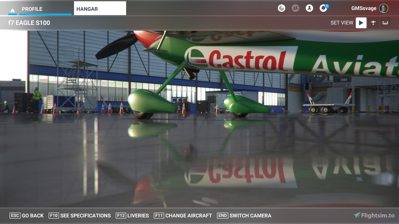 Castrol Aviator Livery for the Eagle S-100 for Microsoft Flight ...