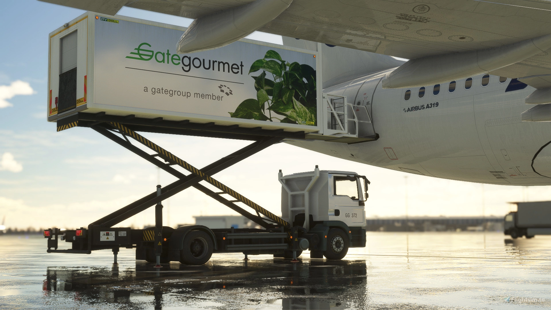 Airplane Truck Wallpaper