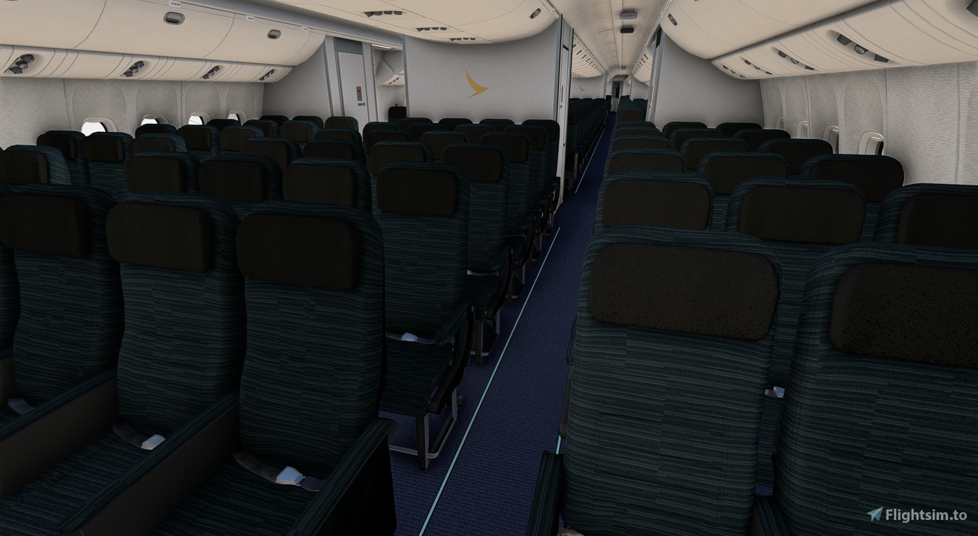 Cathay Pacific B-KQT (w/cabin) for PMDG 777-300ER for Microsoft Flight ...