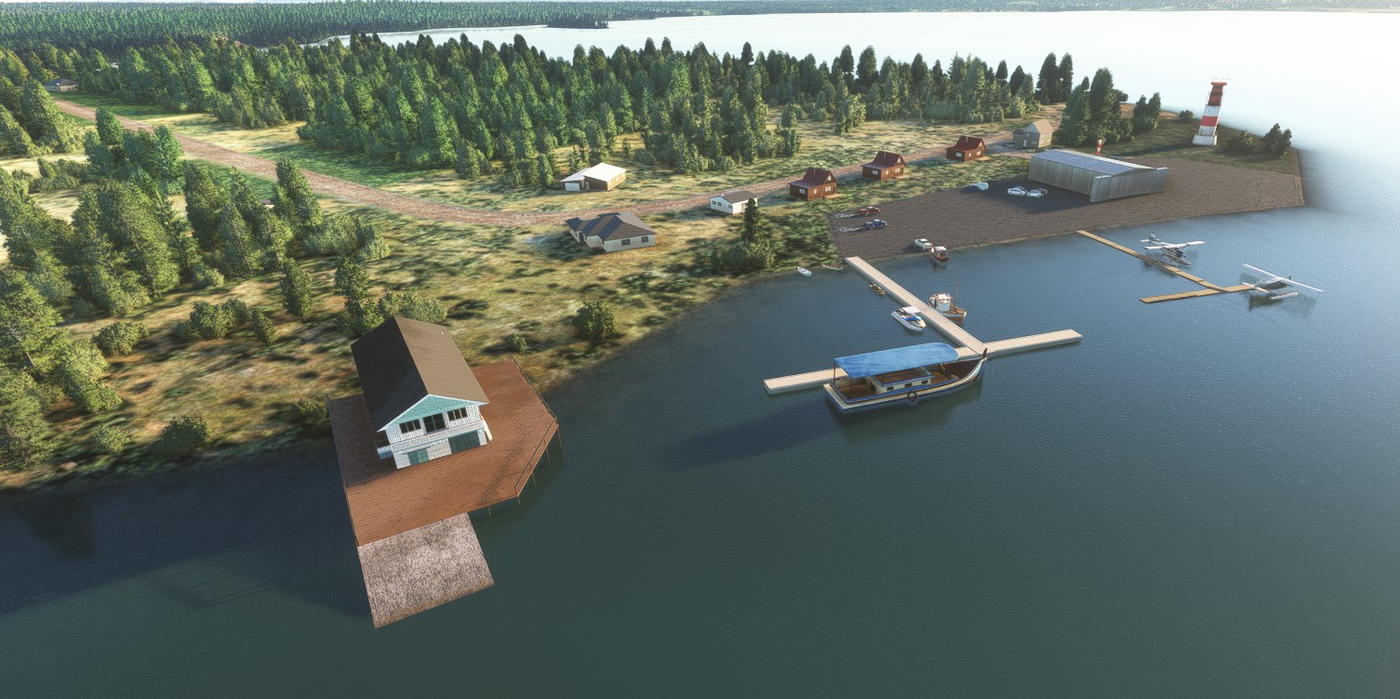 CED7 Colville Lake Seaplane Base for Microsoft Flight Simulator | MSFS
