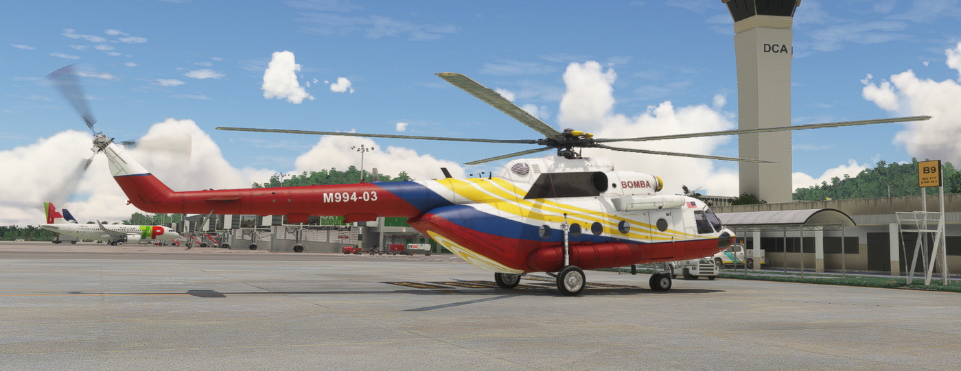 Cera Sim Mi-17-v5 Malaysian Fire and Rescue (Bomba) Air Wing (M994-03 ...