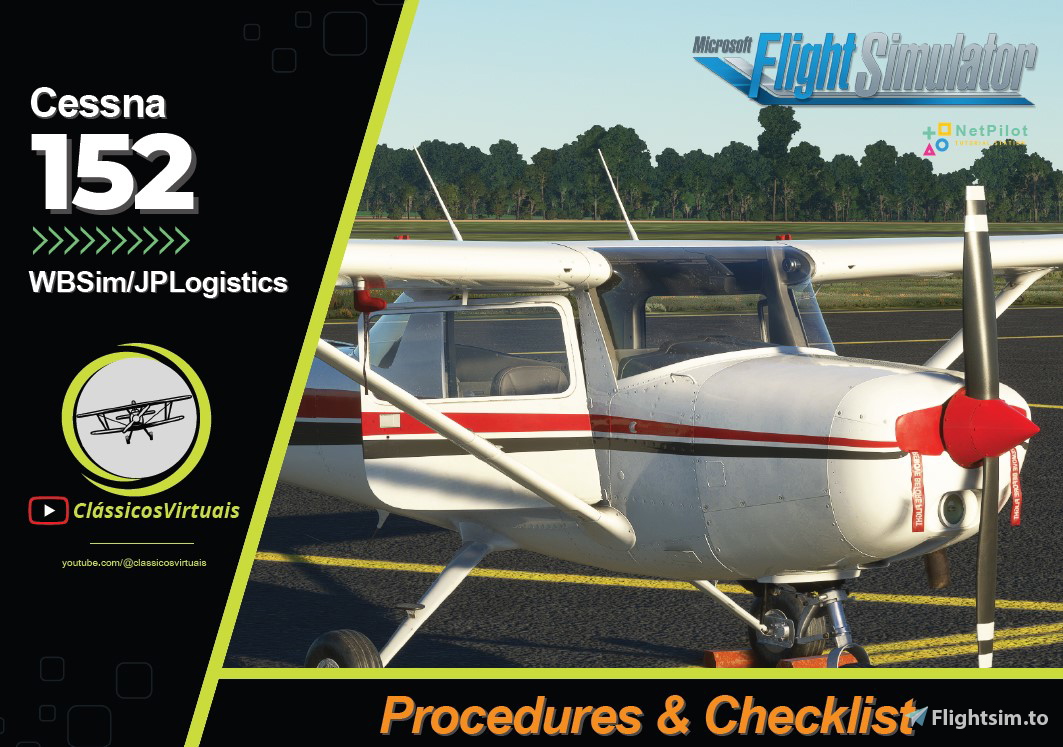 Cessna 152 Checklist & Procedures for WBSim/JPLogistics - MSFS Add-on ...