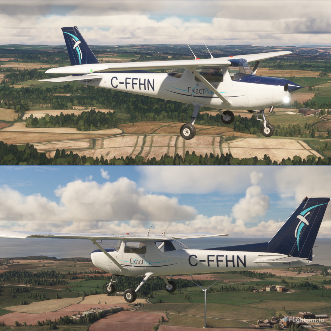Cessna 152 Exact Air C-FFHN for Microsoft Flight Simulator | MSFS