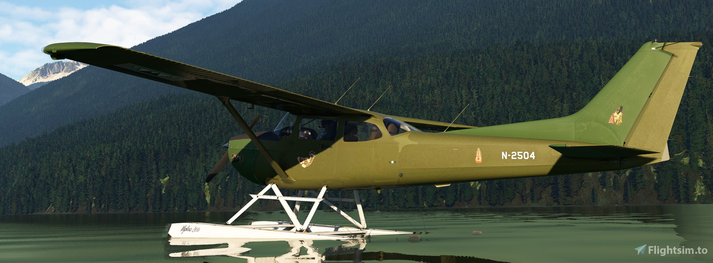 Cessna 172 SP (Classic) N-2504 "Wynoochee" green (wheels & float ...