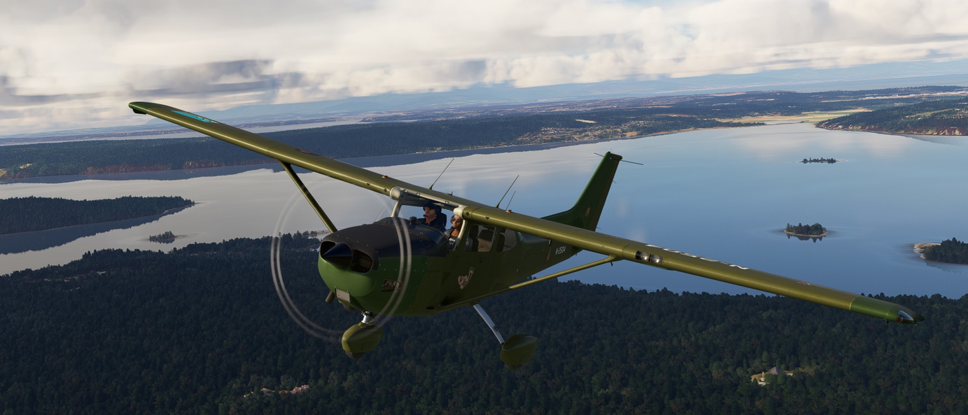 Cessna 172 SP (Classic) N-2504 "Wynoochee" green (wheels & float ...