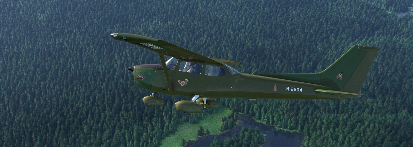 Cessna 172 SP (Classic) N-2504 "Wynoochee" green (wheels & float ...