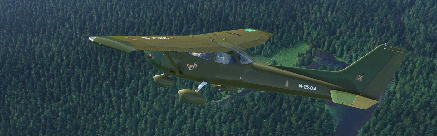 Cessna 172 SP (Classic) N-2504 "Wynoochee" green (wheels & float ...