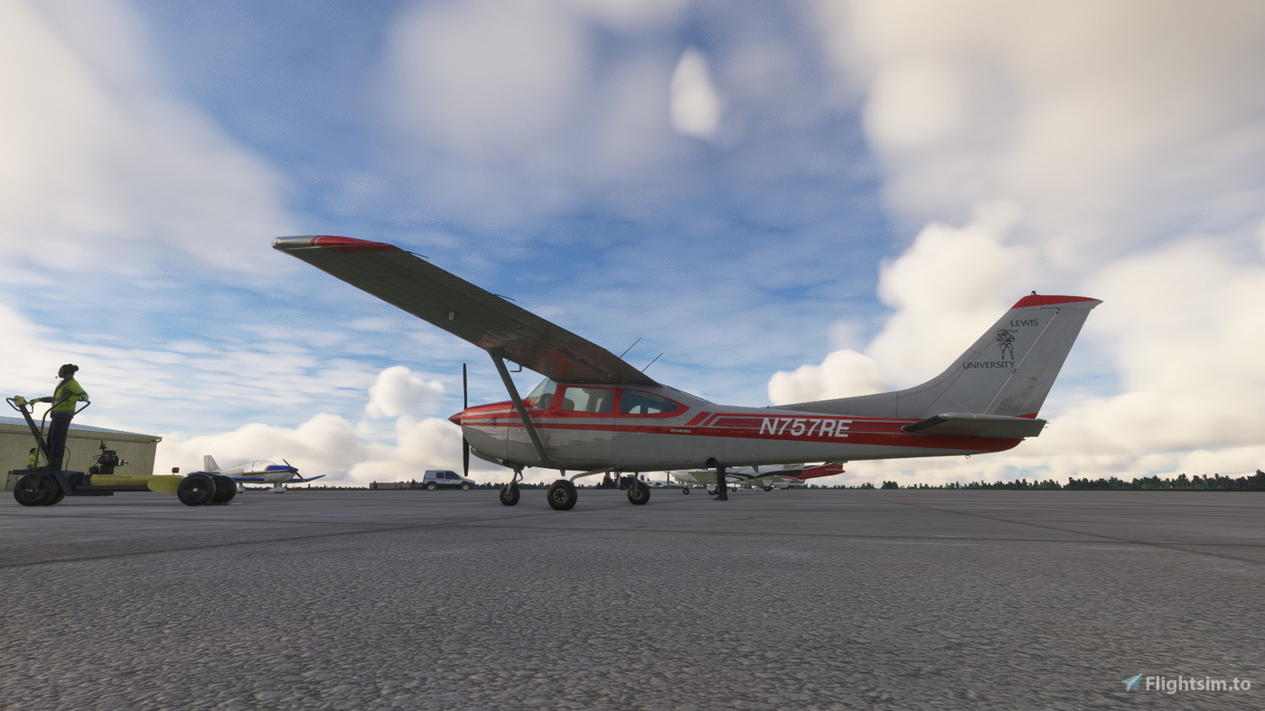 Cessna 182RG Lewis University for Microsoft Flight Simulator | MSFS