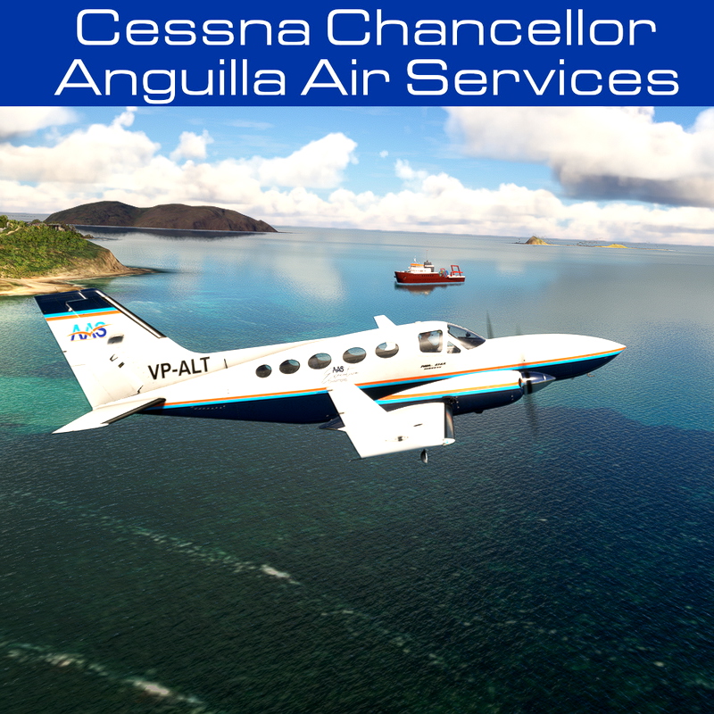 Cessna 414 Chancellor Liveries for Microsoft Flight Simulator | MSFS