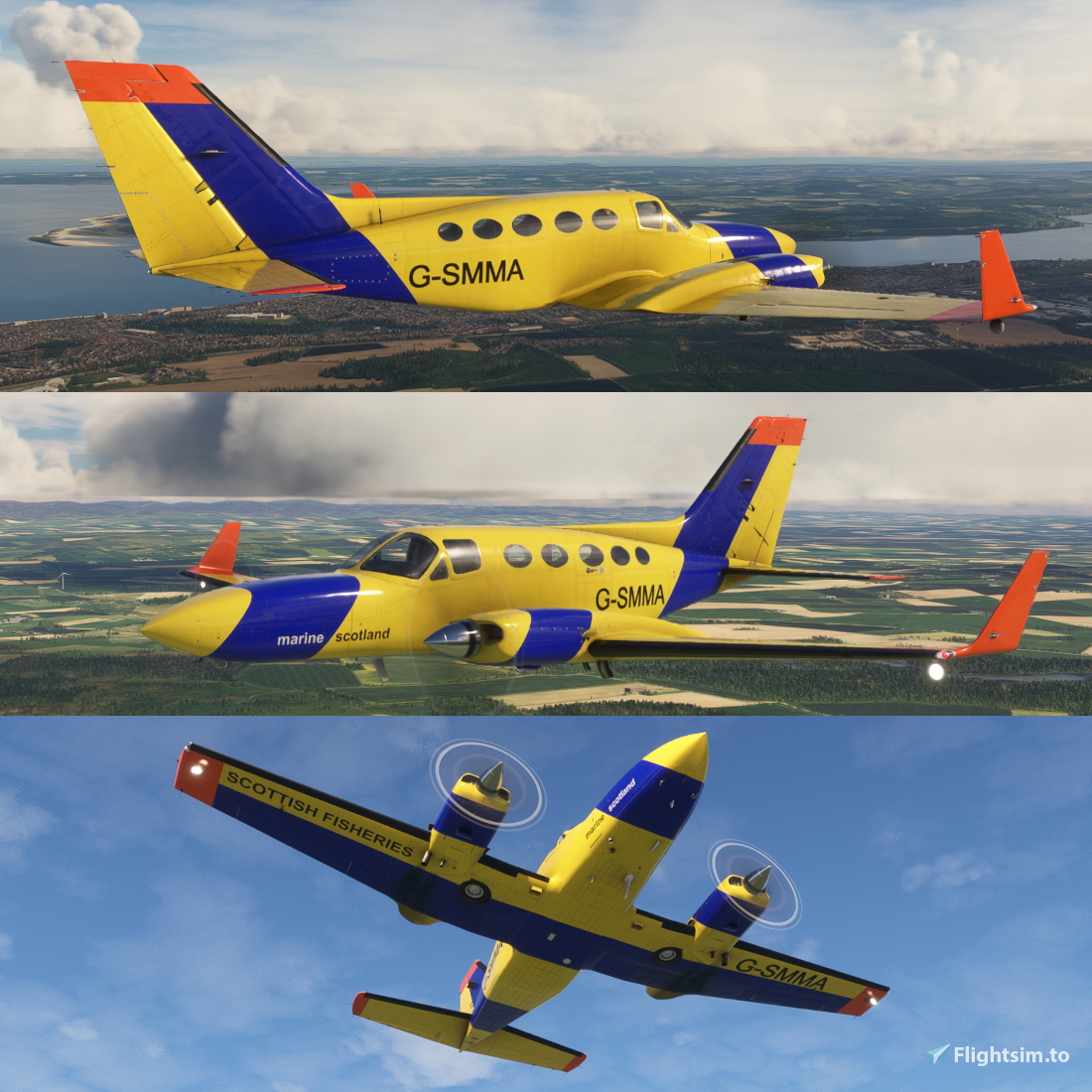 Cessna 414 Chancellor G-SMMA for Microsoft Flight Simulator | MSFS