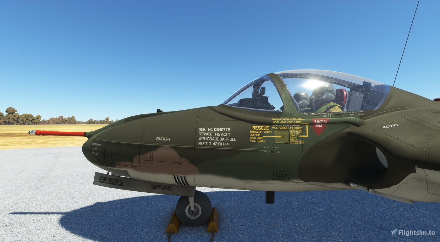 Cessna A-37B Dragonfly VH-XVA 10770 for Microsoft Flight Simulator | MSFS