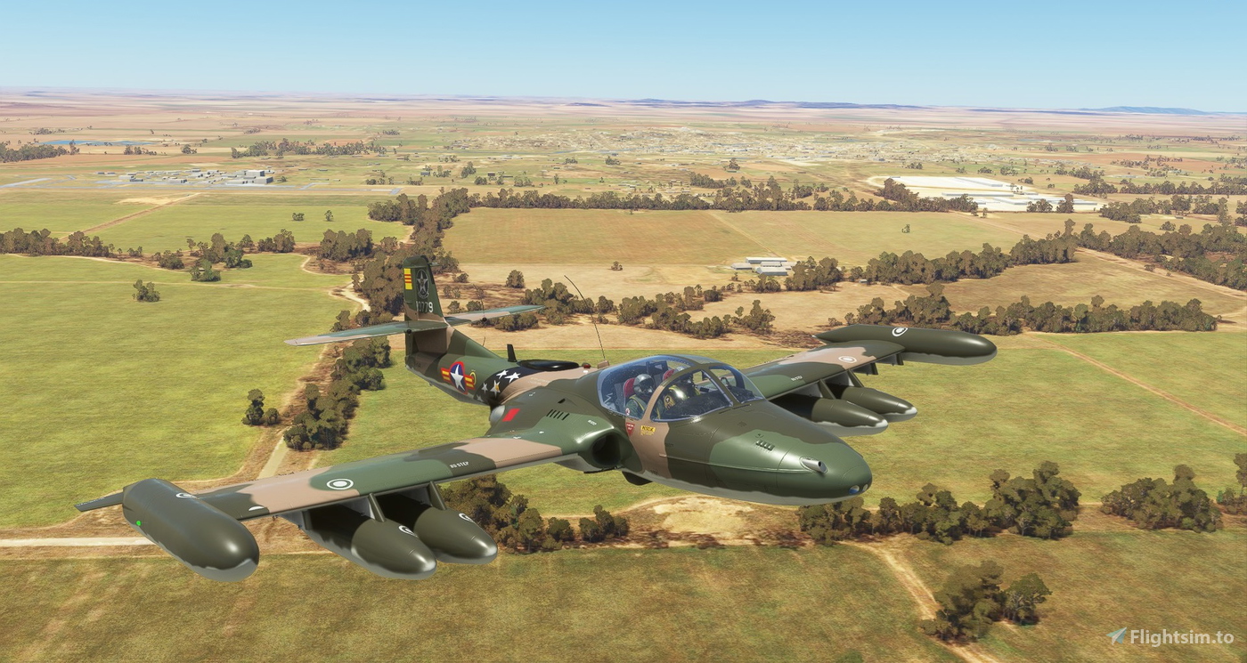 Cessna A-37B Dragonfly VH-XVA 10779 for Microsoft Flight Simulator | MSFS