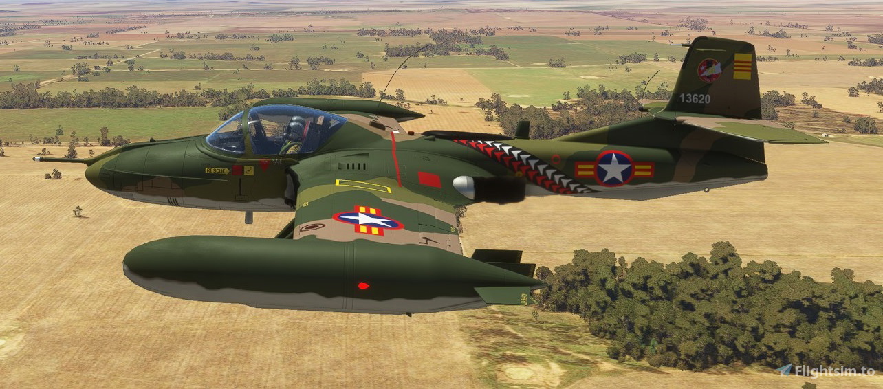 Cessna A-37B Dragonfly 13620. for Microsoft Flight Simulator | MSFS