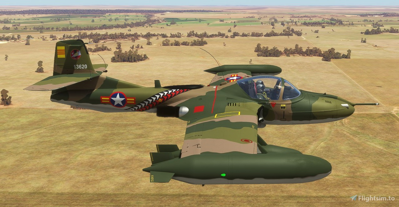 Cessna A-37B Dragonfly 13620. for Microsoft Flight Simulator | MSFS