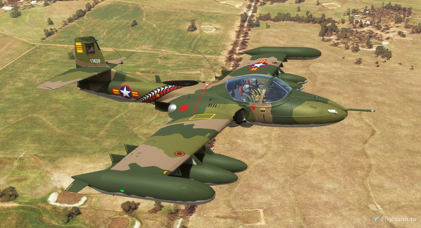 Cessna A-37B Dragonfly 13620. for Microsoft Flight Simulator | MSFS