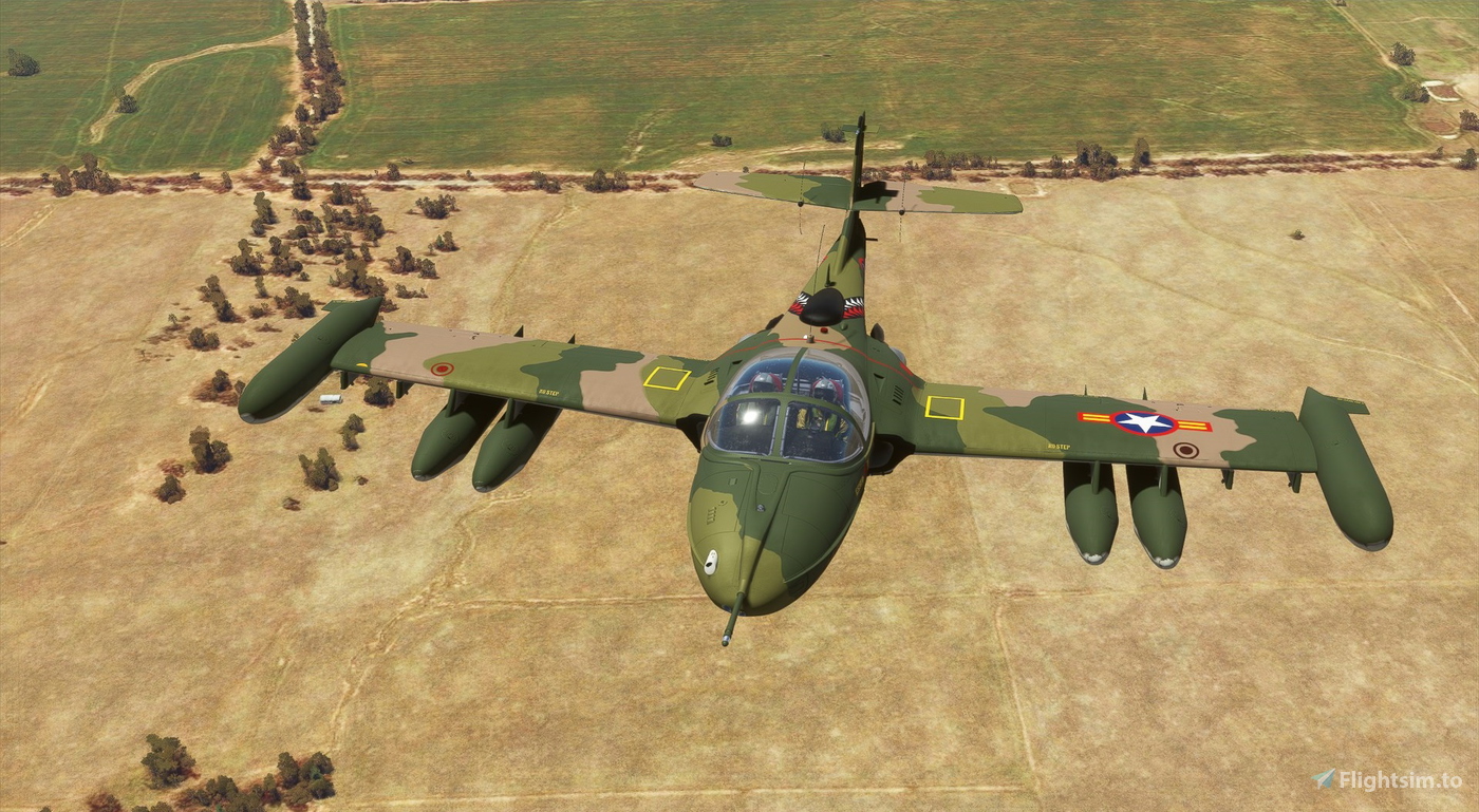 Cessna A-37B Dragonfly 13620. for Microsoft Flight Simulator | MSFS