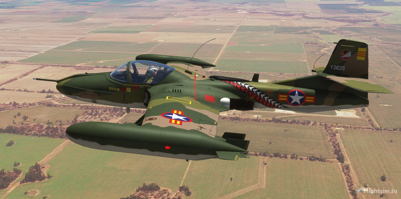 Cessna A-37B Dragonfly 13620. for Microsoft Flight Simulator | MSFS