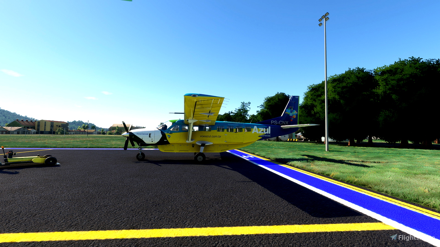 Cessna C208B Grand Caravan Azul Conecta Arara Canindé "Fictícia" for ...