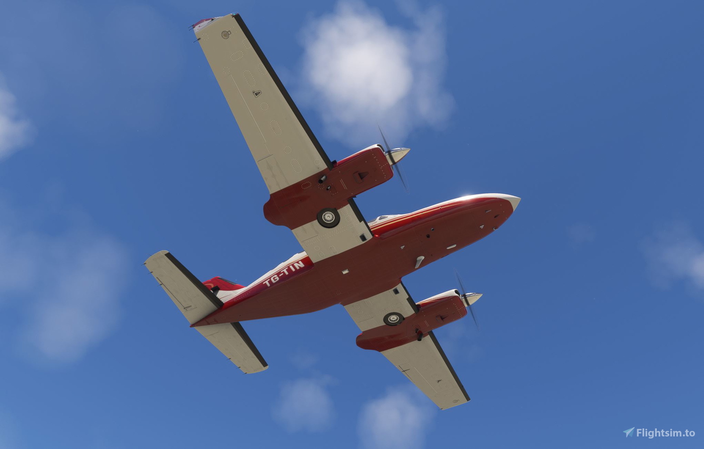 Cessna C414A -TG-TIN for Microsoft Flight Simulator | MSFS