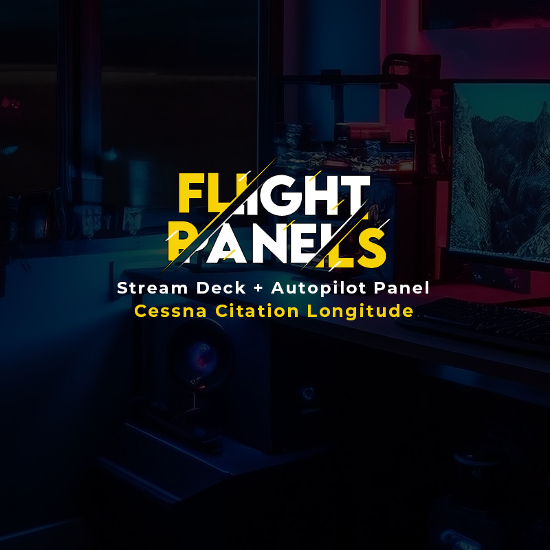 Flight Panels - Cessna Citation Longitude Stream Deck + Autopilot Panel ...