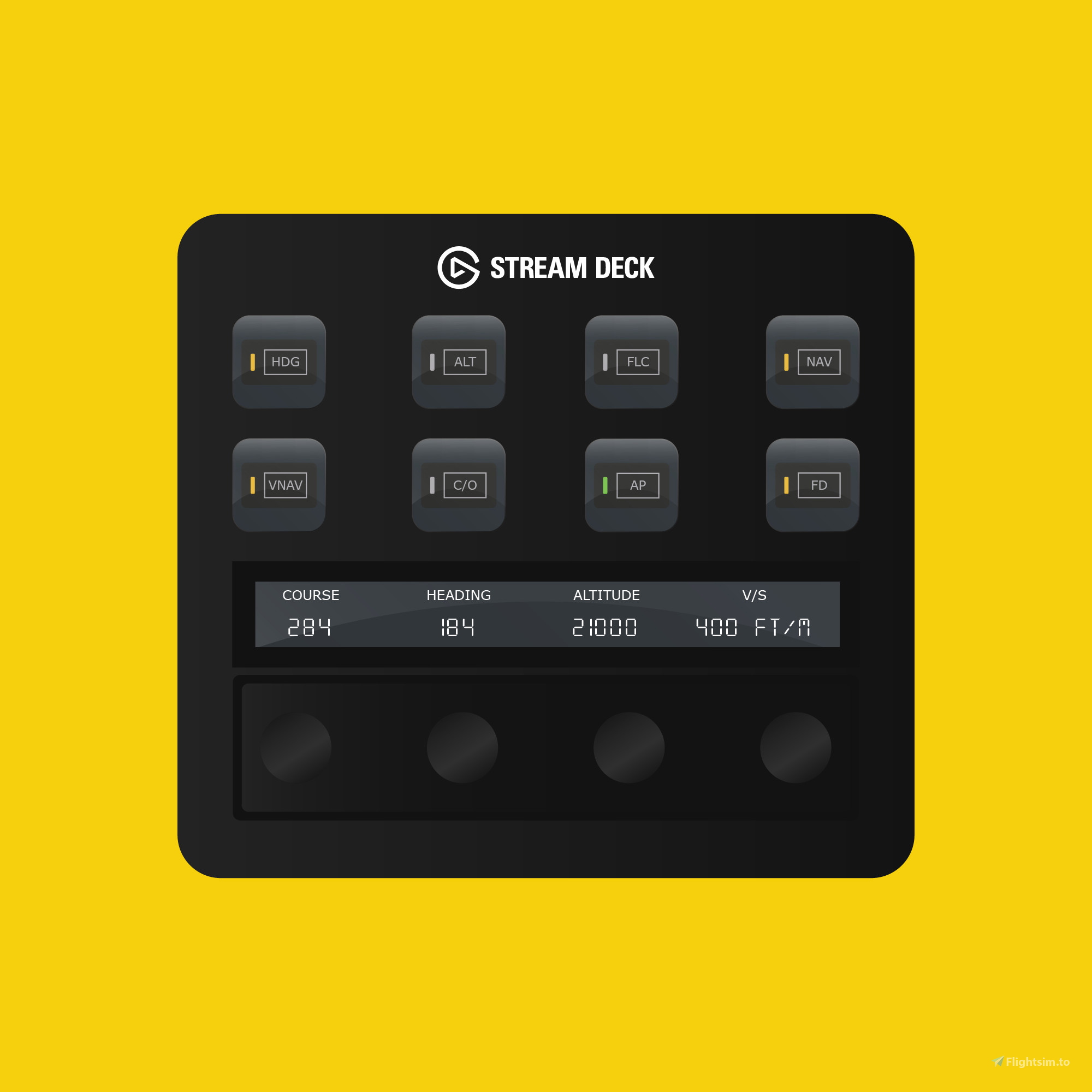 Flight Panels - Cessna Citation X Stream Deck + Autopilot Panel for ...