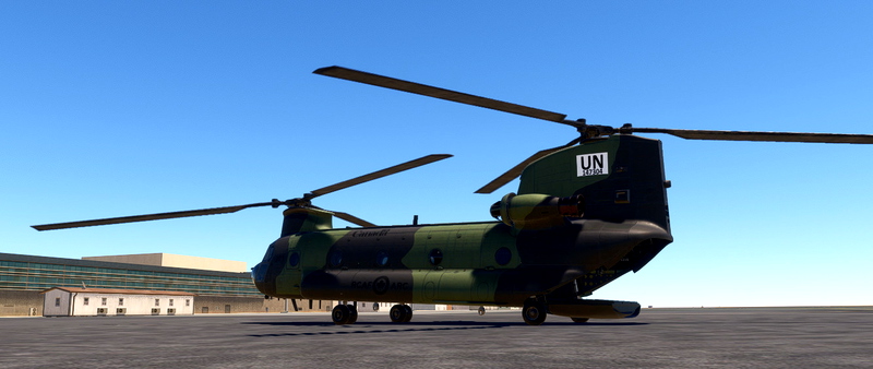 CH-47 Livery RCAF UN Tail 304 for Microsoft Flight Simulator | MSFS
