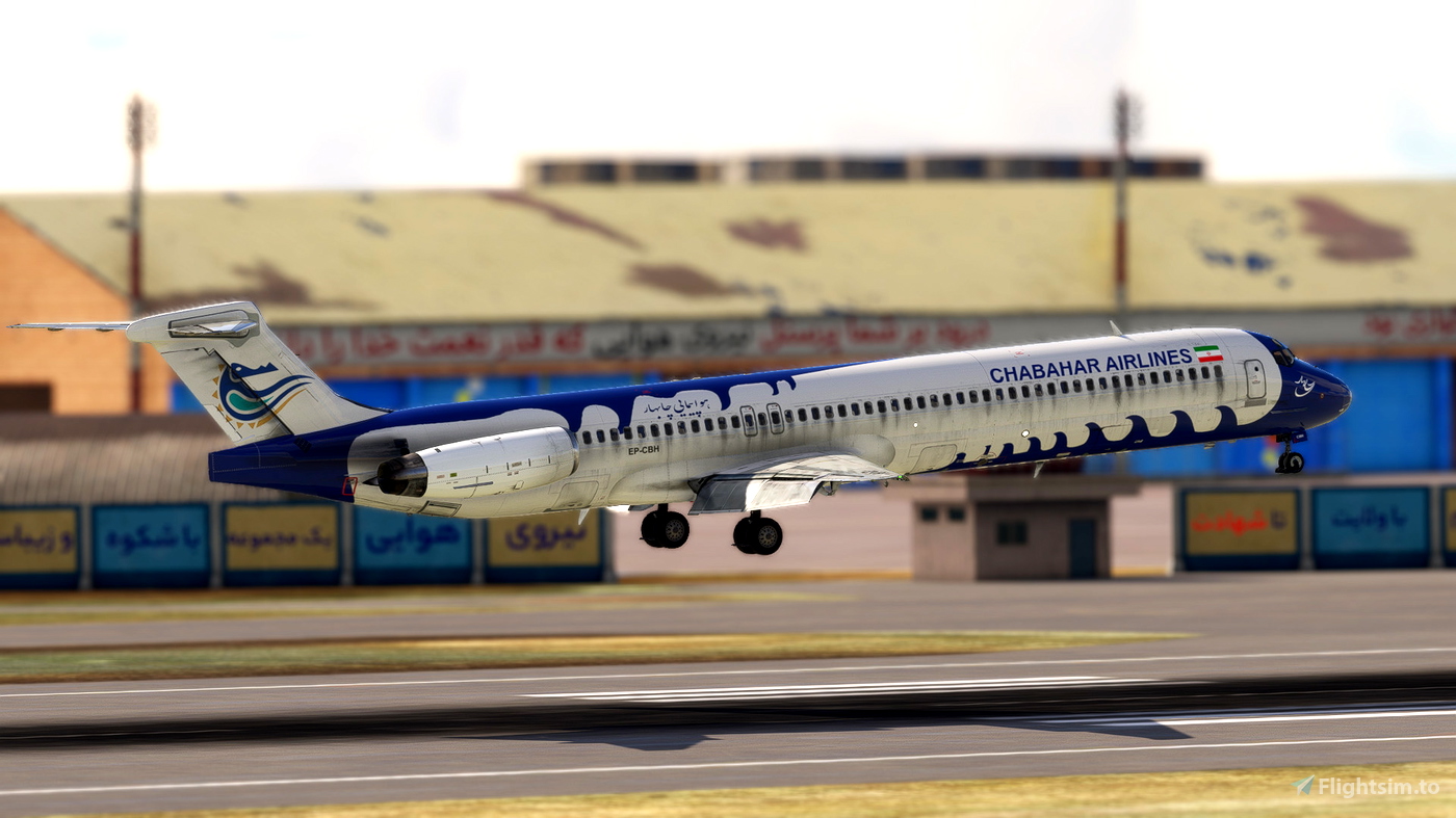 Chabahar Airlines [EP-CBH - Dirty/Used] Leonardo MD82 "Fly the Maddog X" for Microsoft Flight ...