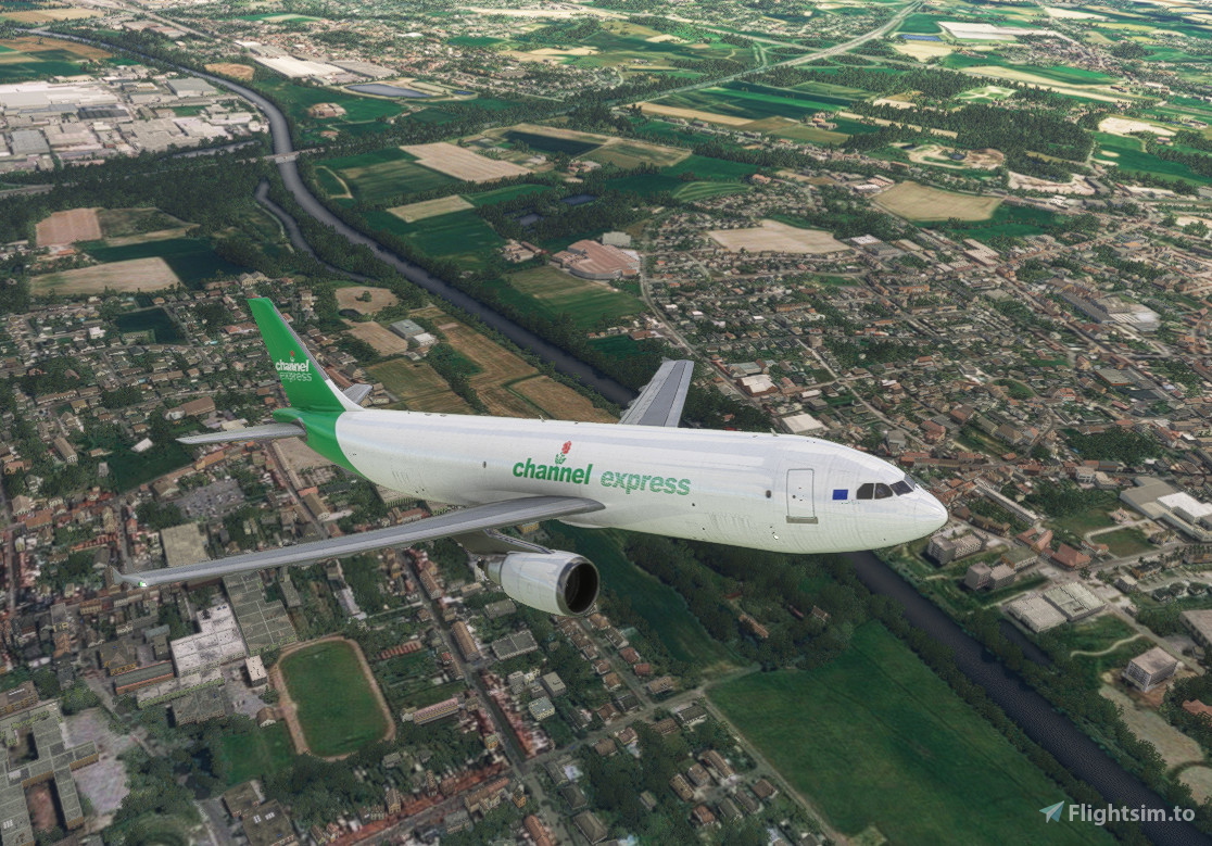 Channel Express G-CEXH - Airbus A300-600RF - Inibuilds for Microsoft ...