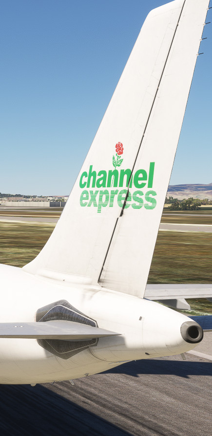 Channel Express G-CEXJ - Airbus A300-600RF - Inibuilds for Microsoft ...