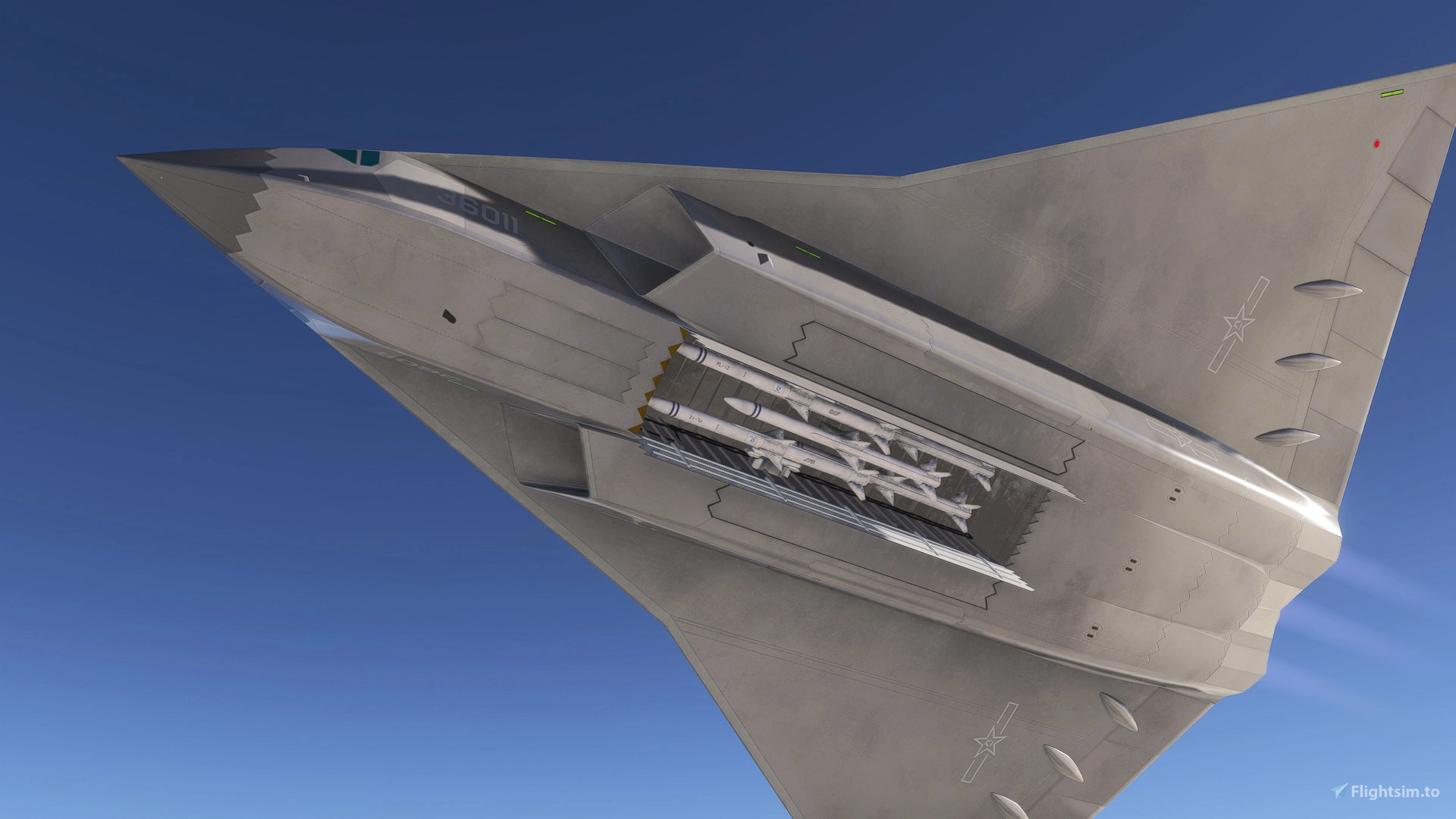 Marine RM - Chengdu J-36 for Microsoft Flight Simulator | MSFS