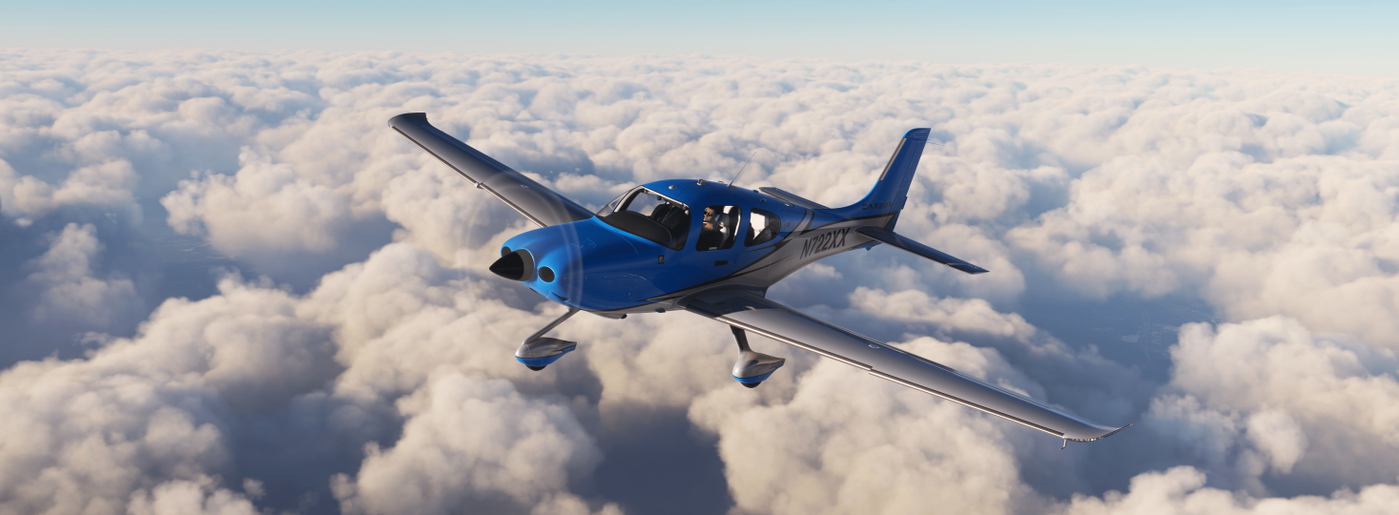Cirrus SR22T G6 | Monarch Blue — 2020 Carbon | N722XX (8K) 对于 Microsoft ...