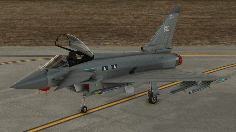 CJ Eurofighter Typhoon Liveries for Microsoft Flight Simulator | MSFS