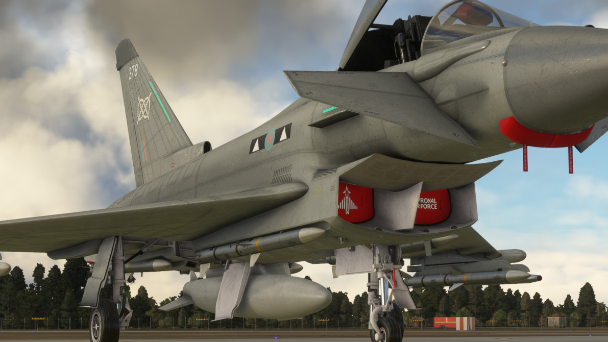 CJ Simulations Eurofighter Typhoon FGR.4 | RAF 2 SQN Markings Livery ...