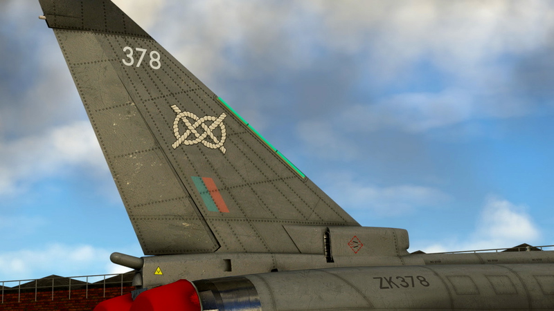 CJ Simulations Eurofighter Typhoon FGR.4 | RAF 2 SQN Markings Livery ...