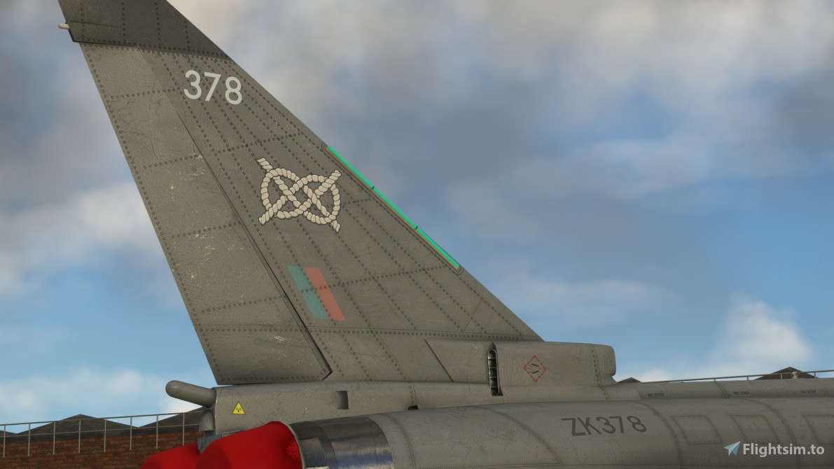 CJ Simulations Eurofighter Typhoon FGR.4 | RAF 2 SQN Markings Livery ZK378 (8K Resolution) for ...