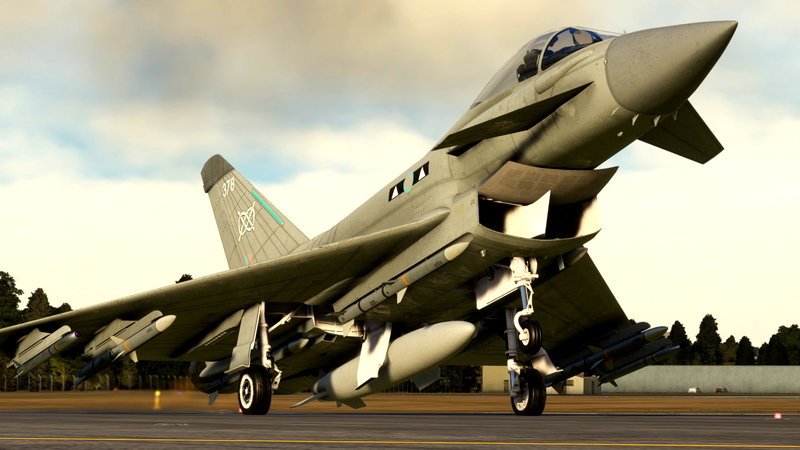 CJ Simulations Eurofighter Typhoon FGR.4 | RAF 2 SQN Markings Livery ZK378 (8K Resolution) for ...