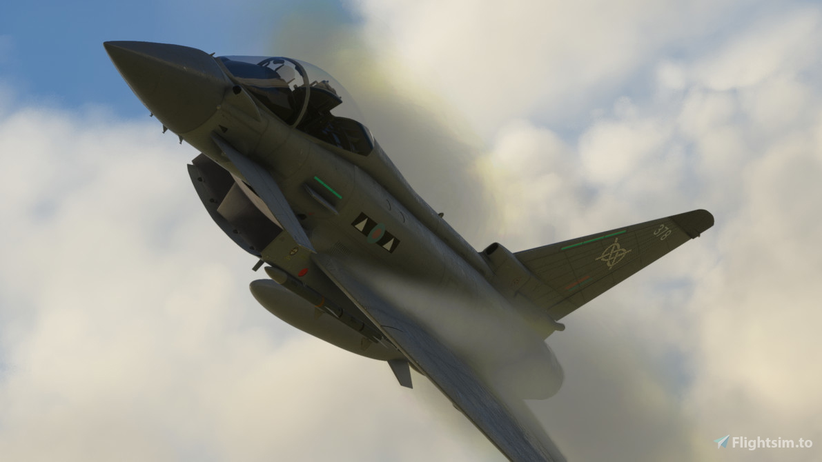 CJ Simulations Eurofighter Typhoon FGR.4 | RAF 2 SQN Markings Livery ZK378 (8K Resolution) for ...