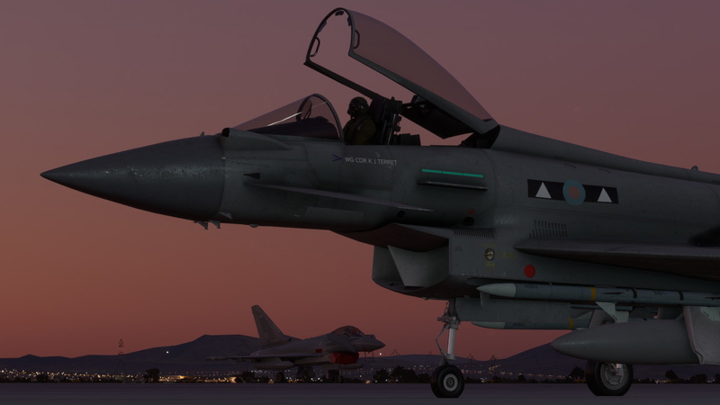 CJ Simulations Eurofighter Typhoon FGR.4 | RAF 2 SQN Markings Livery ZK425 (8K Resolution) for ...