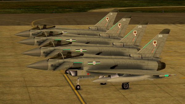 CJ Simulations Typhoon - RAF Coningsby Based Unmarked Livery Pack (6 ...