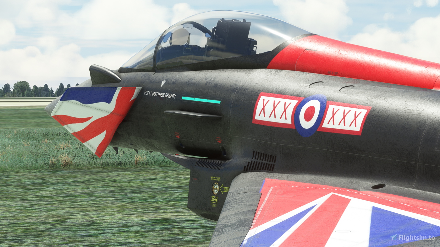 CJ Simulations Typhoon - RAF 29 SQN Liveries With Markings (Including 2023 Blackjack) (8K) for ...