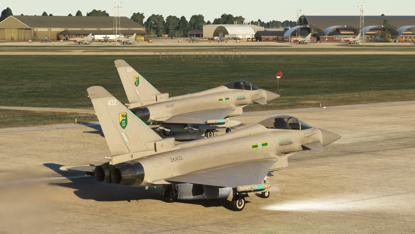 CJ Simulations Typhoon - RAF 3(F) Squadron Pack (7 Liveries) (8K ...