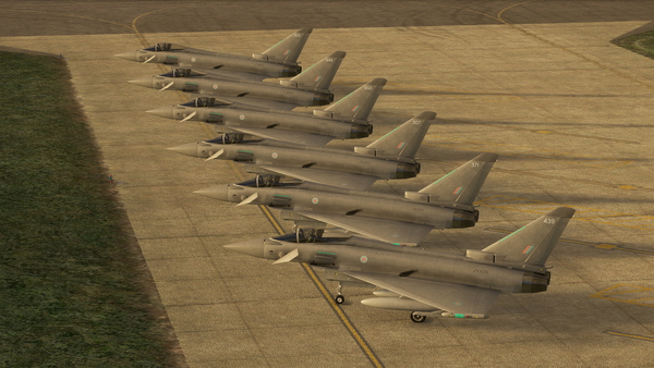 CJ Simulations Typhoon - RAF 12 SQN Liveries With Markings Pack (4 Liveries) (8K Textures) のために ...