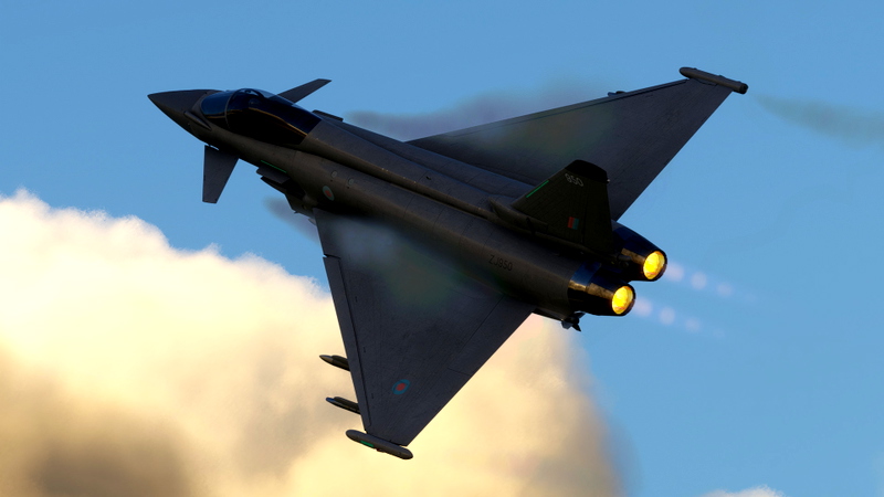 CJ Simulations Typhoon - RAF Coningsby Based Unmarked Livery Pack (6 ...