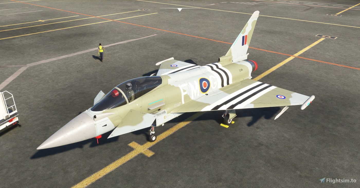 CJ Simulations Typhoon FGR.4|29 Sqn 2024 Typhoon Display Team 'Moggy ...